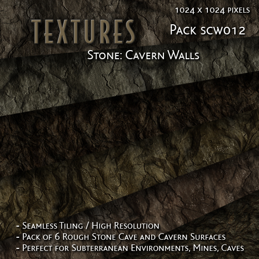 Second Life Marketplace - [SCW012] 6 1024px Rough and Weathered Stone ...