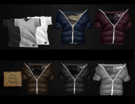 Second Life Marketplace - Down jacket / Black /Fatpack(Signature ...