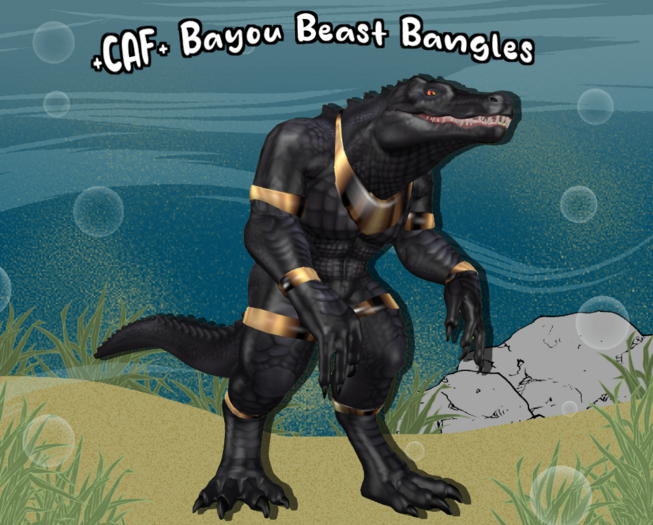 Second Life Marketplace - +CAF+ Bayou Beast Bangles