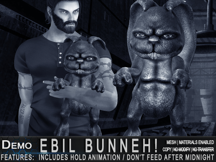 Second Life Marketplace - DEMO - ZED Ebil Bunneh! DEMO (Boxed - wear me ...