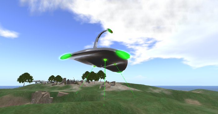 Second Life Marketplace - War of the worlds martian flying machine.