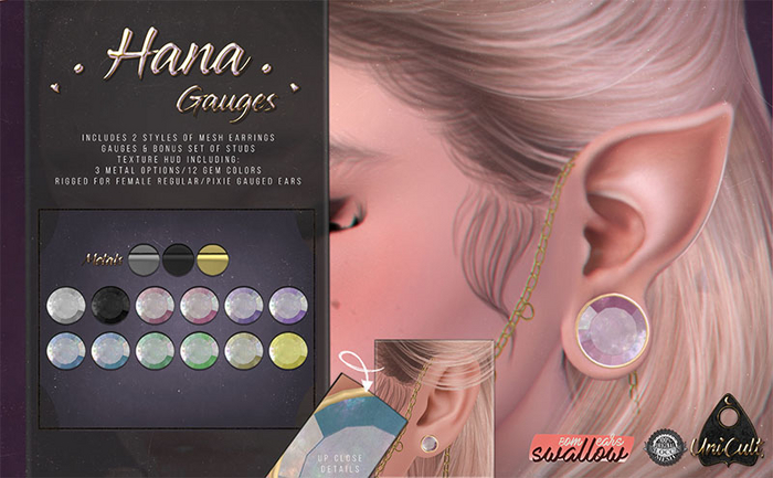Second Life Marketplace - UniCult - Hana - Gauges