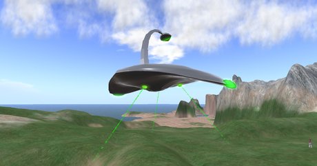 Second Life Marketplace - War of the worlds martian flying machine.