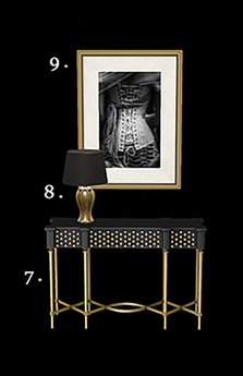 Second Life Marketplace - Petite Mort- HC Studded Side Table (bagged)