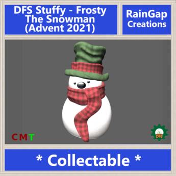Second Life Marketplace - DFS Stuffy - Frosty The Snowman (Advent 2021 ...