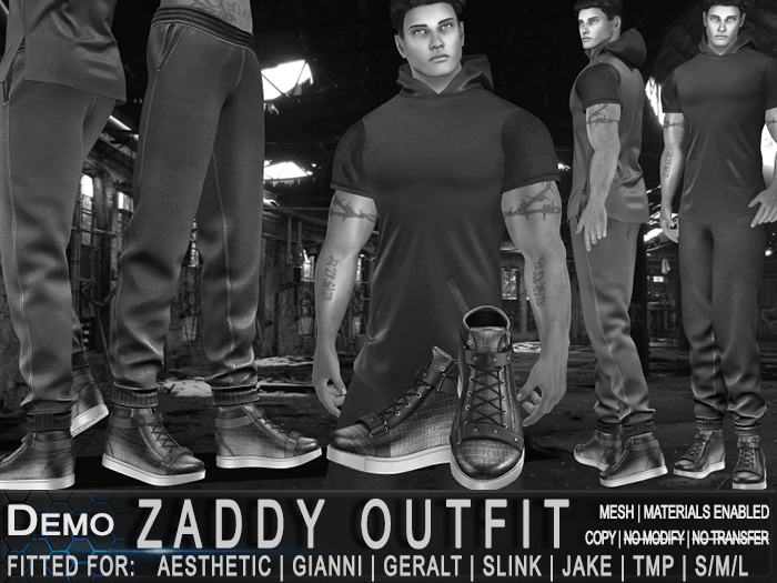 Second Life Marketplace - DEMO - ZED: Zaddy Outfits: Slink/Aesthetic ...