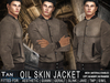 Second Life Marketplace - ZED Oil Skin Jackets Tan Plain+2 Tone: Slink ...