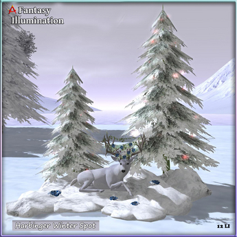 Second Life Marketplace - Winter Scene - Harbinger Winter Spot - winter ...