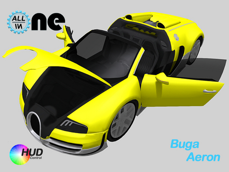 Second Life Marketplace - Buga Aeron All in One Sports Car