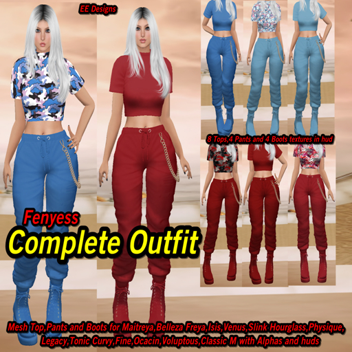 Second Life Marketplace - ::.EE.:: Complete Outfit *Fenyess*