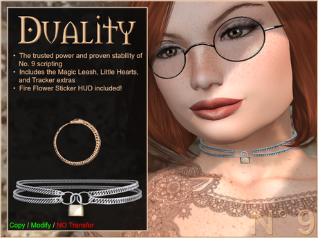 Second Life Marketplace - Archaic Collar - "Duality"