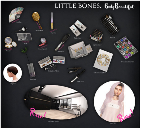 Second Life Marketplace - little bones. Hand Fan (animated)