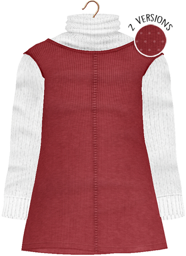 Second Life Marketplace - {Lula Belle} Ezra Dress - RUBY [boxed]