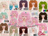 Second Life Marketplace - .Olive. the Eilfie Hair - Stars Clips - RARE