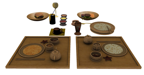Second Life Marketplace - Breakfast Dinner for your tables Copy Modify ...