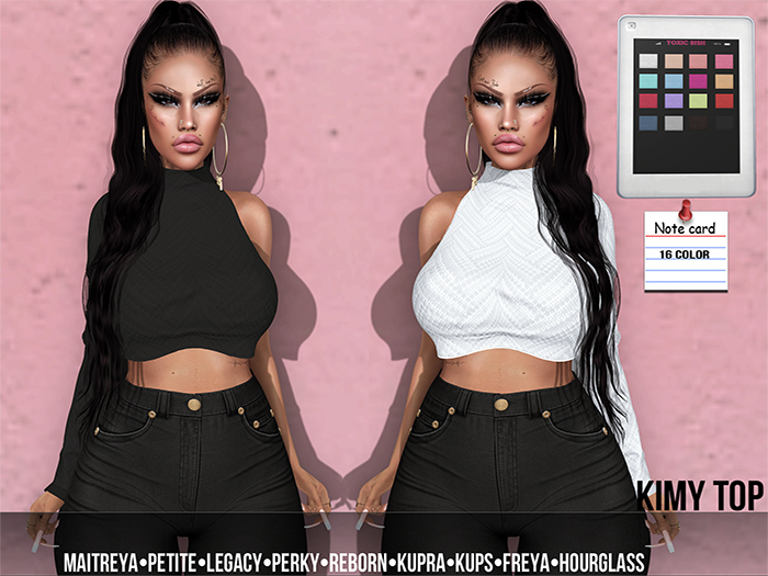 Second Life Marketplace - [TOXIC BISH] Kimy Top @ HUD
