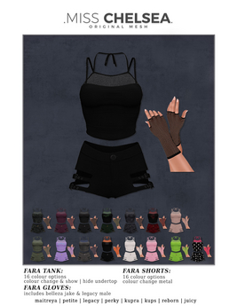 Second Life Marketplace - .miss chelsea. Fara Set - Ultra Pack
