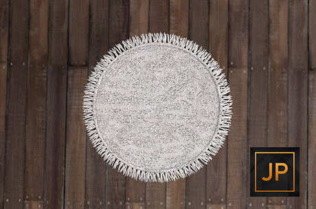 Second Life Marketplace - 8. Nutmeg. Charming Zen Round Tassel Rug