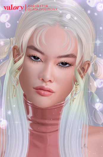 Second Life Marketplace - VALORY - Aiko Skin [EvoX] - Icy