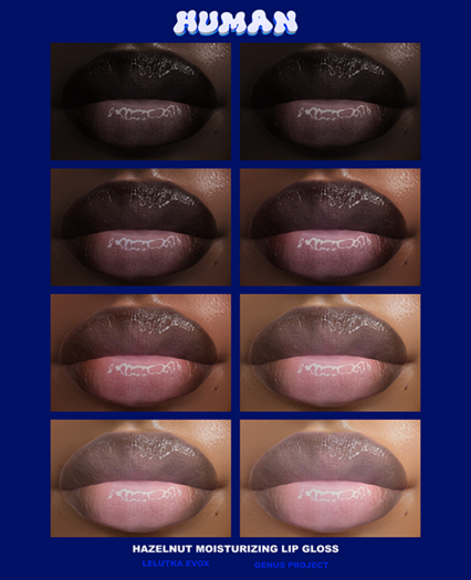 Second Life Marketplace - [HUMAN] Hazelnut Moisturizing Lip Gloss - Genus