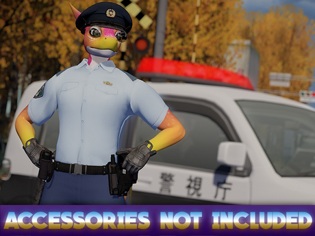 Second Life Marketplace - Takeda Uniforms - Japanese Police Uniform [Male]