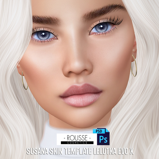 Second Life Marketplace - Rousse - Susan Skin LELUTKA EVOX/AK -TEMPLATE-
