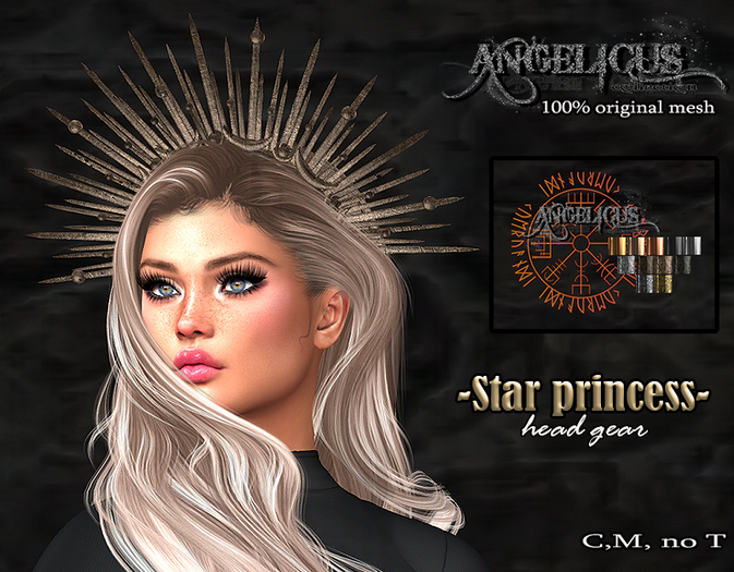 Second Life Marketplace - ::ANGELICUS:: -Star princess- head gear