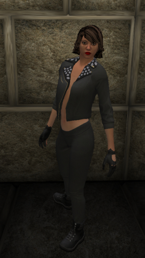 Second Life Marketplace - Full Perm Rocker biker woman female mesh avatar