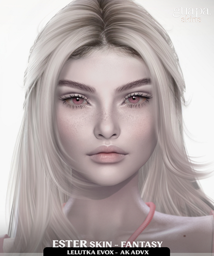 Second Life Marketplace - {Guapa} - Ester Skin (LELUTKA EVOX) Dark Elf