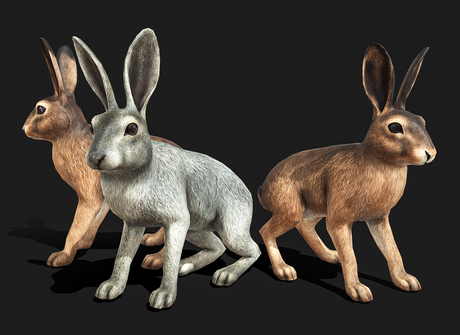Second Life Marketplace - Art Studio.FULL PERM \\ 2 Different Rabbits