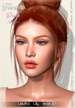 Second Life Marketplace - FLOWER PINK - SHAPE - LIMA - LELUTKA - LILLY - EVOX . 3.1