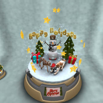 Second Life Marketplace - .:GBH:. Rotating Snow Globe set resizable