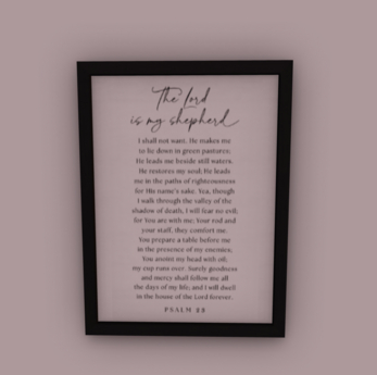 Second Life Marketplace - DIVINE. Psalm 23 Frame