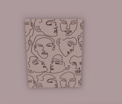 Second Life Marketplace - DIVINE. Abstract Woman Canvas