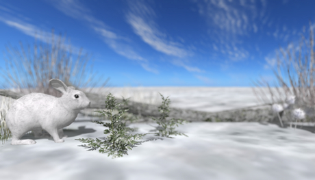 Second Life Marketplace - Jad Garden - Winter snow fallen tree with ...