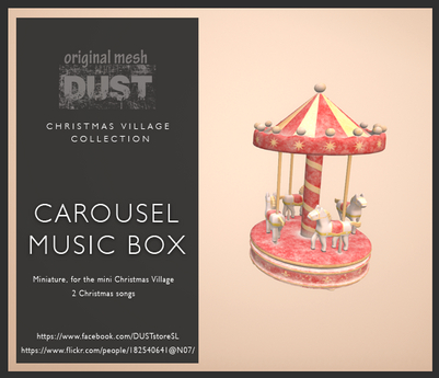 Second Life Marketplace - DUST: Carousel Music Box