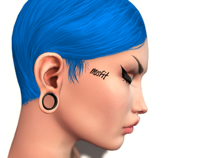 Second Life Marketplace - [Nerium] Cheek Tattoo - Misfit