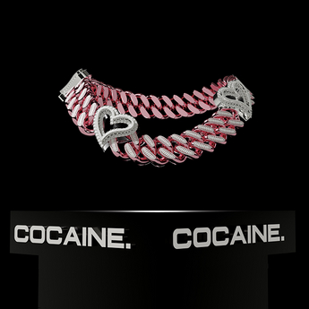 Second Life Marketplace - COCAINE. ROSEGOLD ICY HEART CUBAN