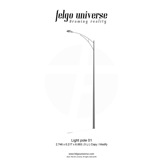 Second Life Marketplace - FELGO Universe // Light pole 01