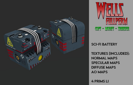 Second Life Marketplace - [WFP] - Sci-Fi Battery