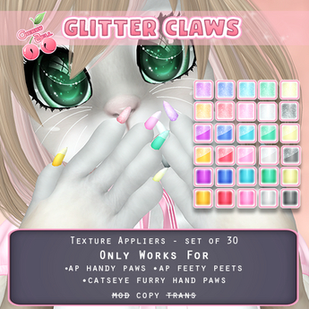 Second Life Marketplace - [CB] "Glitter" Claws