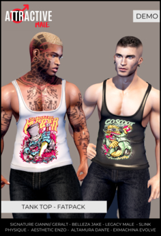 Second Life Marketplace - TANK TOP 02 - Belleza Jake, Legacy, Gianni ...