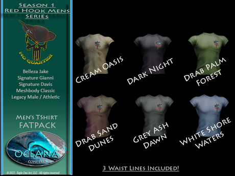 Second Life Marketplace - [ OC ] FATPACK "No Quarter" - Red Hook Mens ...