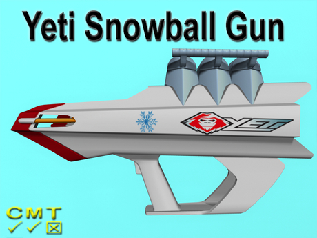Second Life Marketplace - Yeti Snowball Gun