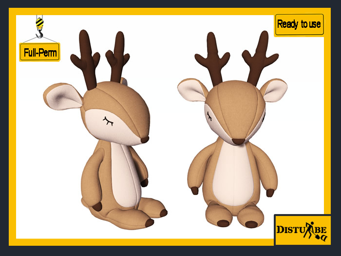 Second Life Marketplace - ::DisturbeD:: * PROMO * Sean the Fawn Plush ...
