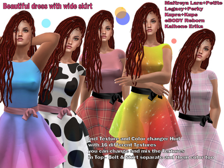 Second Life Marketplace - Beautiful dress with wide skirt