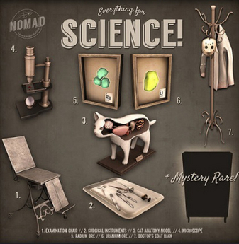 Second Life Marketplace - NOMAD // Doctor's Coat Rack