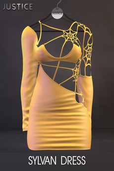 Second Life Marketplace - [JUSTICE] SYLVAN DRESS - SUNSHINE
