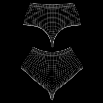 Second Life Marketplace - Full Perm High Waist Panties Maitreya Slink ...