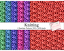 Second Life Marketplace - Knitting - 6 Textures Seamless - NINA and RAY NR